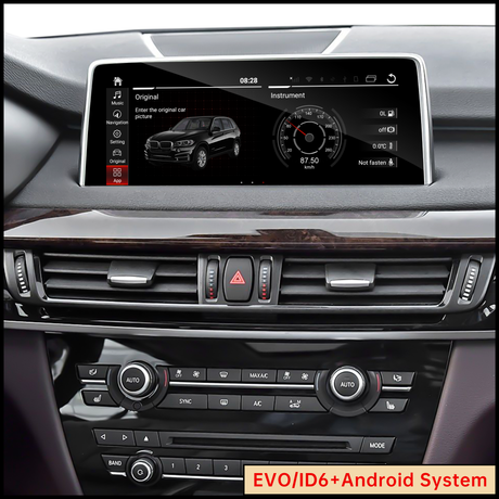 CarPlay Wireless Adapter for BMW X5 idrive 6.0 NBT EVO F15 F85 8.8in 10.25in Touch Android 13 Multi Media interface Android Auto Netflix Full Screen 4G Wi Fi Movies Music TV Shows Video